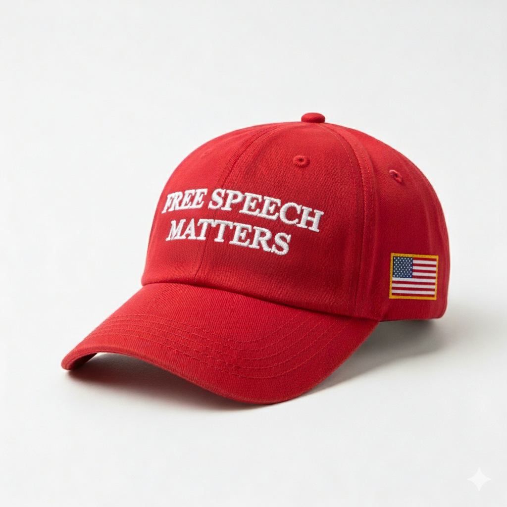 Free Speech Matters Hat – Stand for Freedom | PatriotKirk – FREE SPEECH HAT